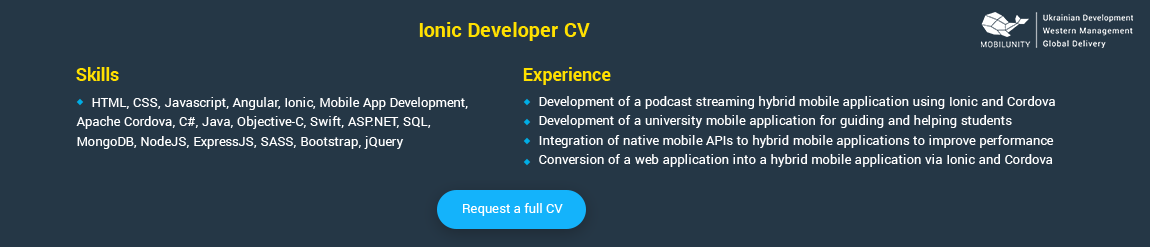 How Ionic Hybrid Developers Can Help Your Business | Mobilunity